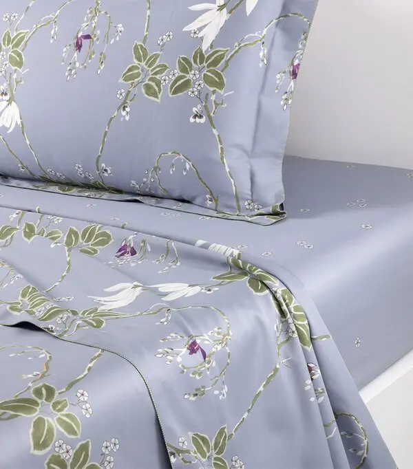 YVES DELORME Organic Cotton Rameau Flat Sheet