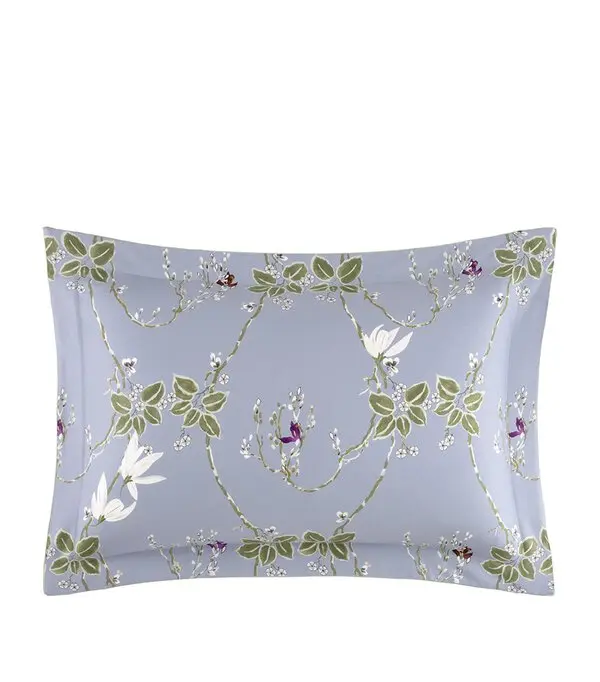 YVES DELORME Organic Cotton Rameau Oxford Pillowcase