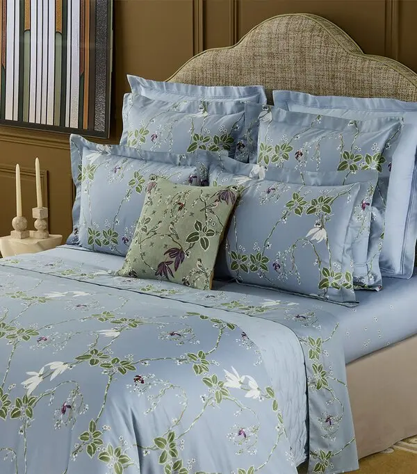 YVES DELORME Organic Cotton Rameau King Duvet Cover