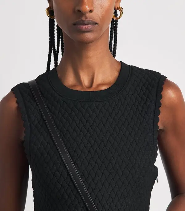 Sandro Check-detail Mini Dress