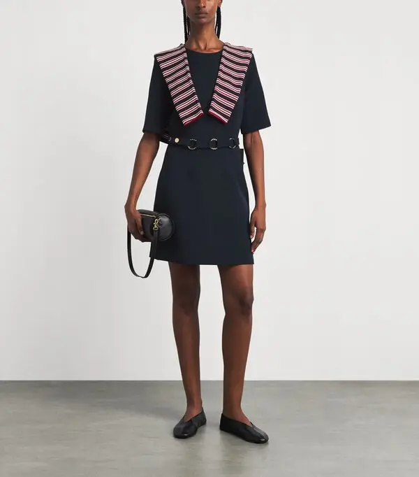 Sandro Belted Mini Dress