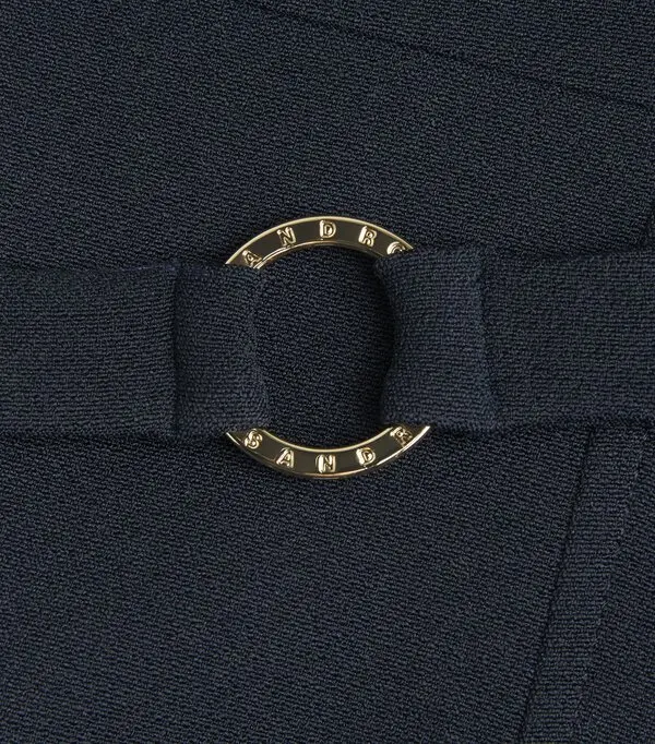Sandro Belted Mini Dress