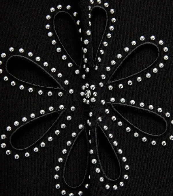 Sandro Studded Cut-out Bodysuit