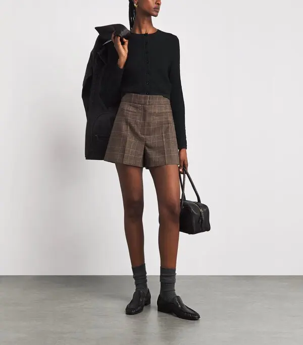 Sandro Pointelle-knit Cropped Cardigan