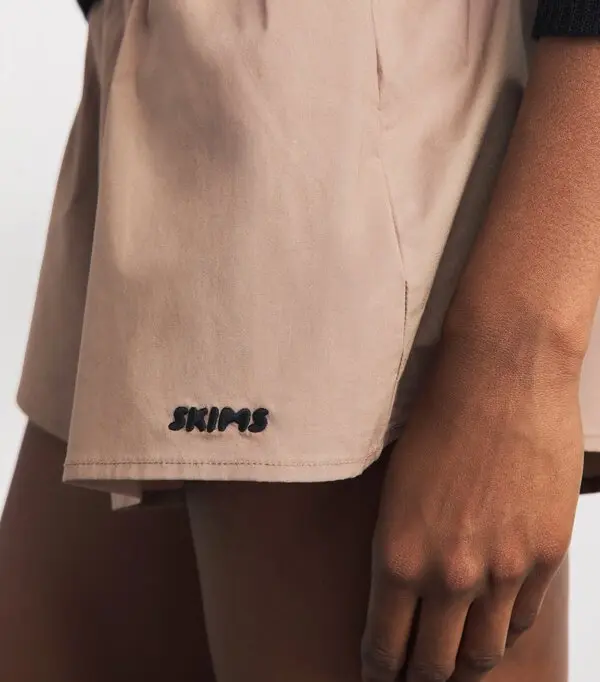SKIMS Stretch-cotton Flutter Shorts