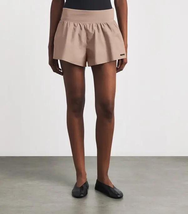 SKIMS Stretch-cotton Flutter Shorts