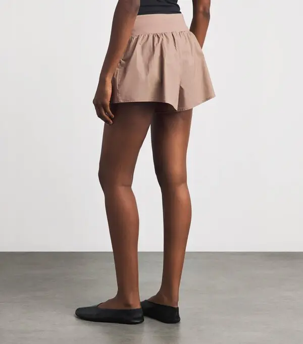 SKIMS Stretch-cotton Flutter Shorts