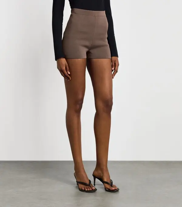 SKIMS Refined Knit Shorts - Grey
