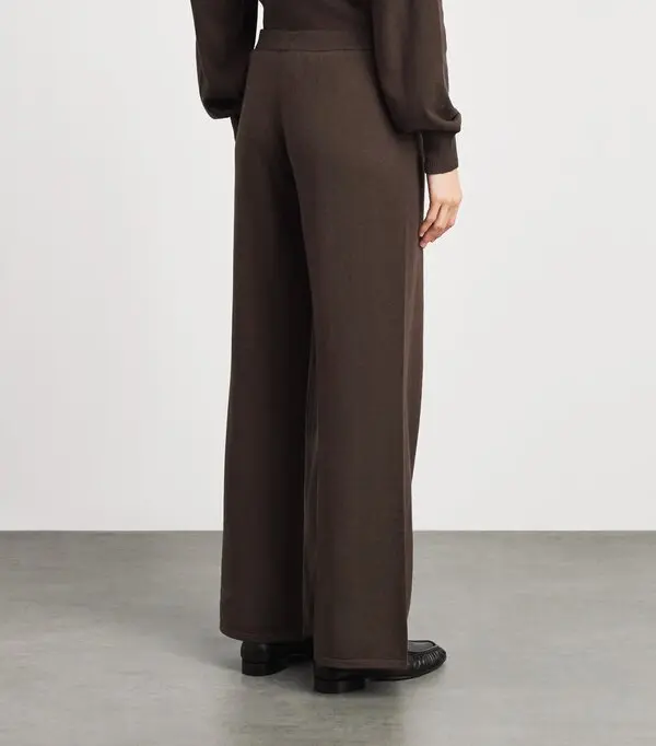 Eterne Cashmere-cotton Wide-leg Sweatpants