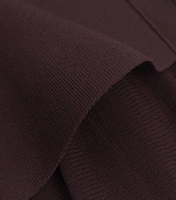 Sandro Knitted Peplum Maxi Dress