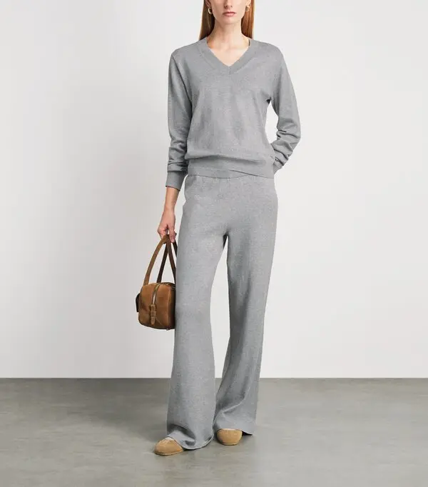 Eterne Cotton-cashmere Lennox Sweater - Grey