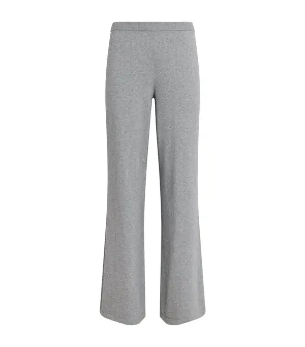 Eterne Cashmere-cotton Wide-leg Sweatpants