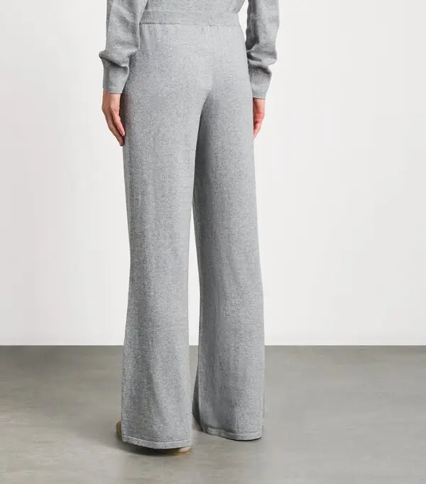 Eterne Cashmere-cotton Wide-leg Sweatpants