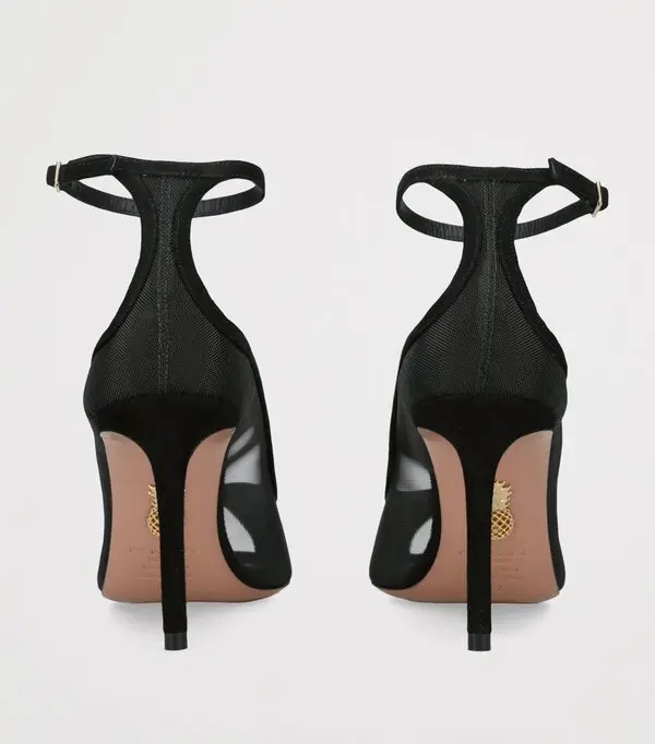 AQUAZZURA Mesh Love Affair Pumps 85