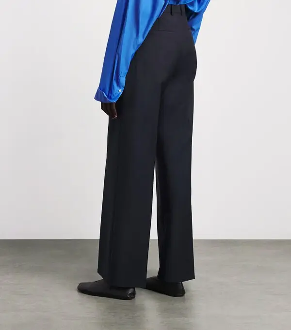 JIL SANDER Wool-mohair Straight Trousers