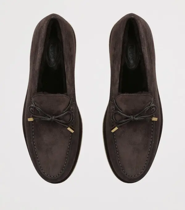 TOD'S Suede Gomma Slippers