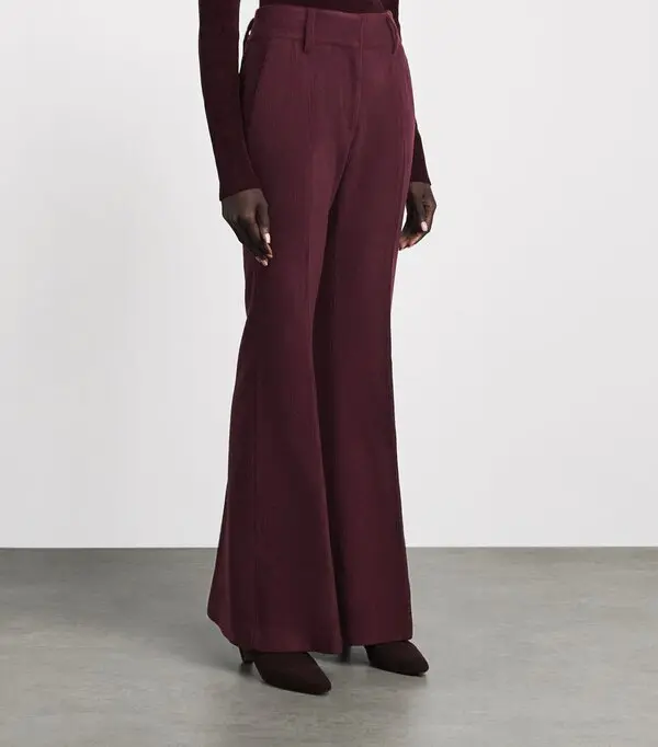 Gabriela Hearst Cashmere-wool Flared Rhein Trousers