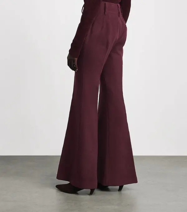 Gabriela Hearst Cashmere-wool Flared Rhein Trousers