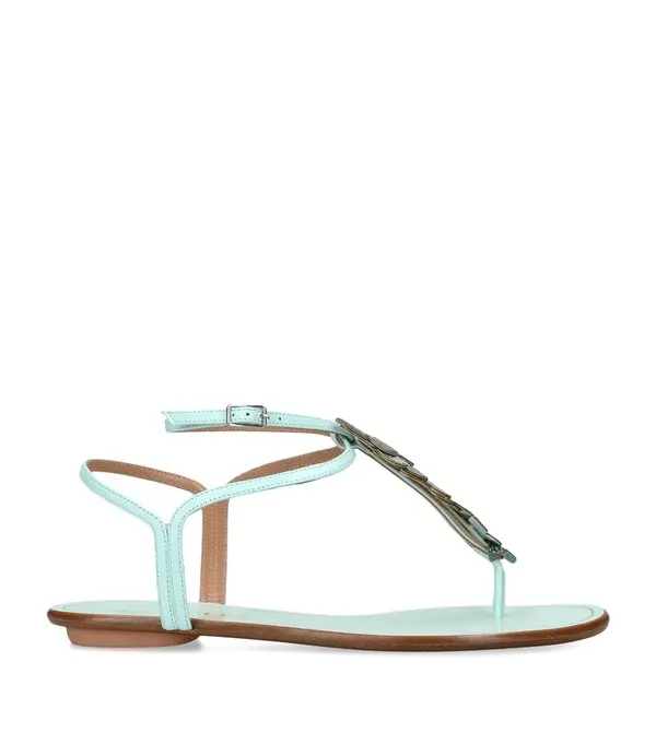 AQUAZZURA Papillon Flat Sandals
