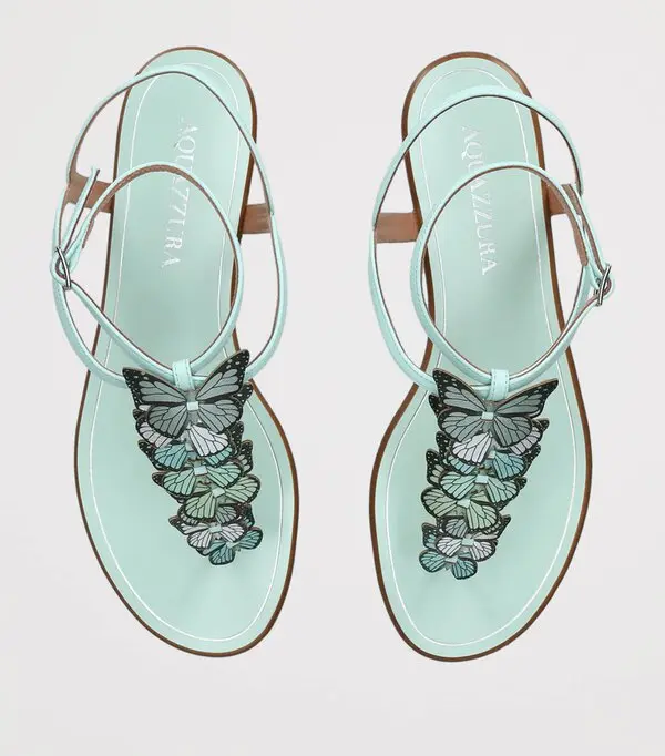 AQUAZZURA Papillon Flat Sandals