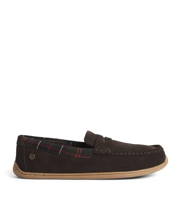 Barbour Suede Albert Slippers