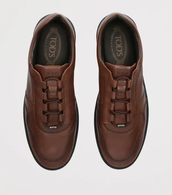TOD'S Leather Elastic Cassetta Sneakers