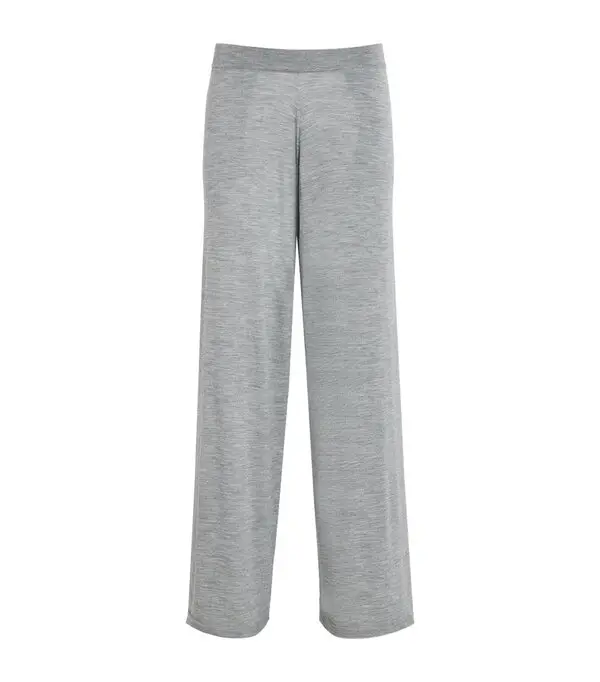 Johnstons Of Elgin Superfine Merino Wool Ina Knitted Trousers