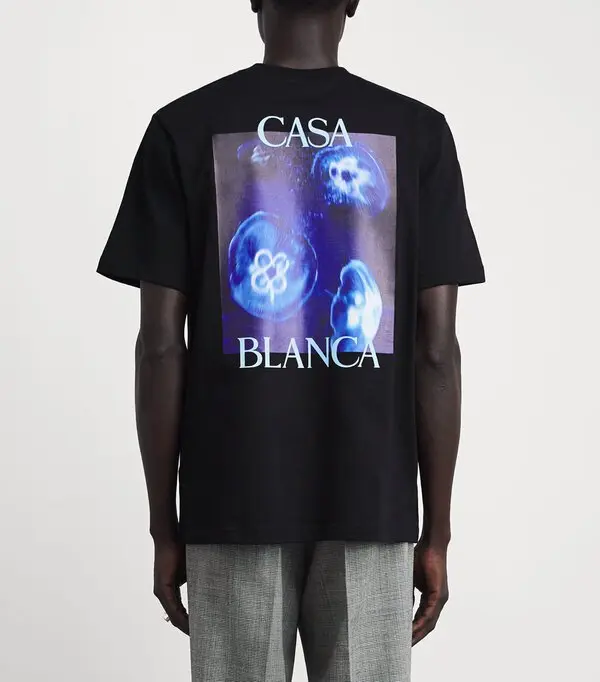 Casablanca Organic Cotton Meduse Sportive T-shirt