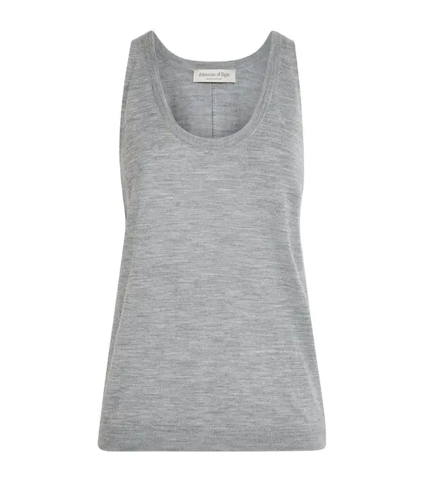 Johnstons Of Elgin Superfine Merino Wool Greer Tank Top