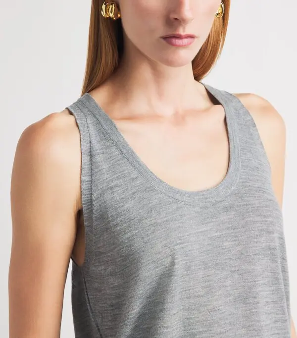 Johnstons Of Elgin Superfine Merino Wool Greer Tank Top