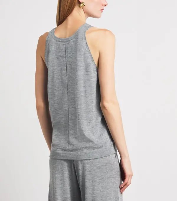 Johnstons Of Elgin Superfine Merino Wool Greer Tank Top