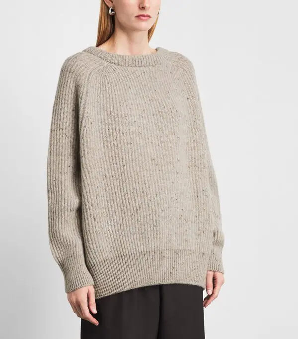 Johnstons Of Elgin Donegal Cashmere Ribbed Norah Sweater
