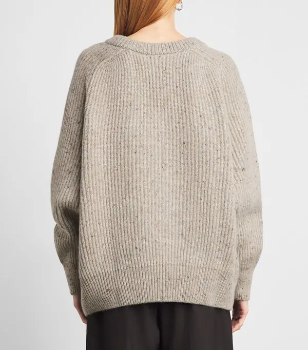 Johnstons Of Elgin Donegal Cashmere Ribbed Norah Sweater