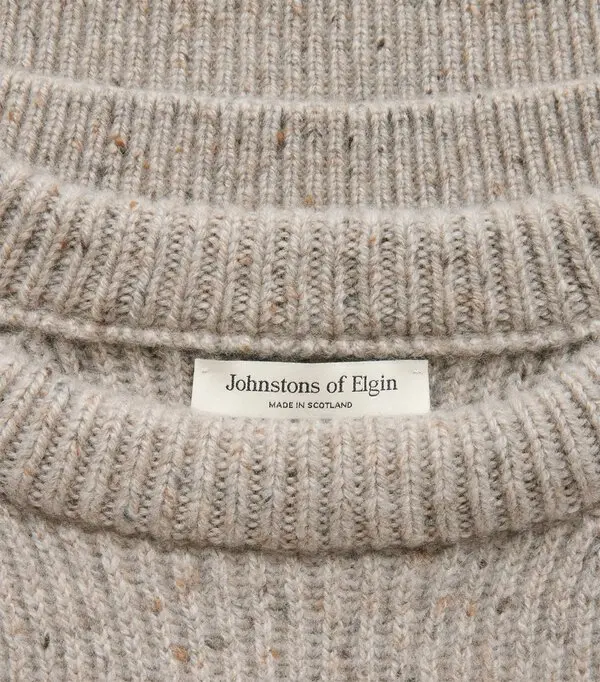 Johnstons Of Elgin Donegal Cashmere Ribbed Norah Sweater