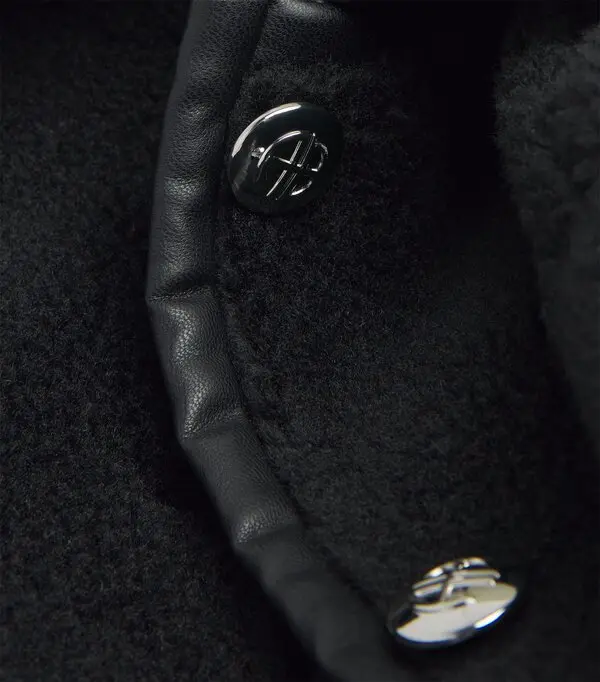 ANINE BING Fleece Camden Jacket - Black