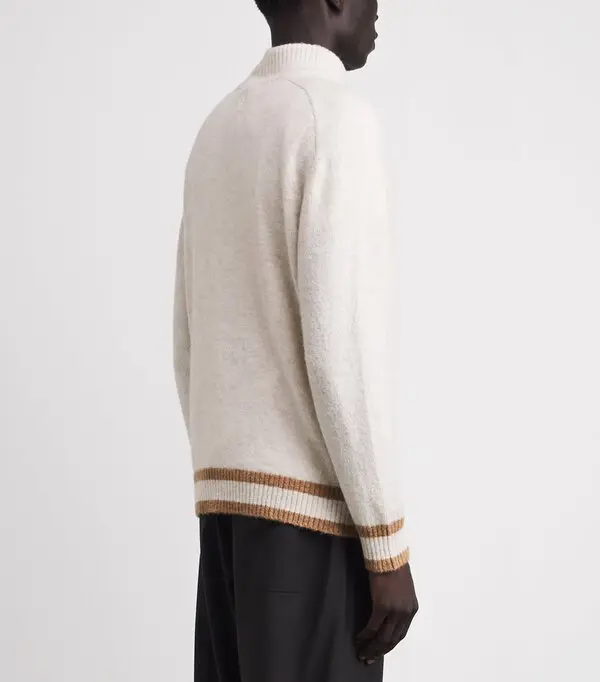 CHE Wool-blend Quarter-zip Sweater