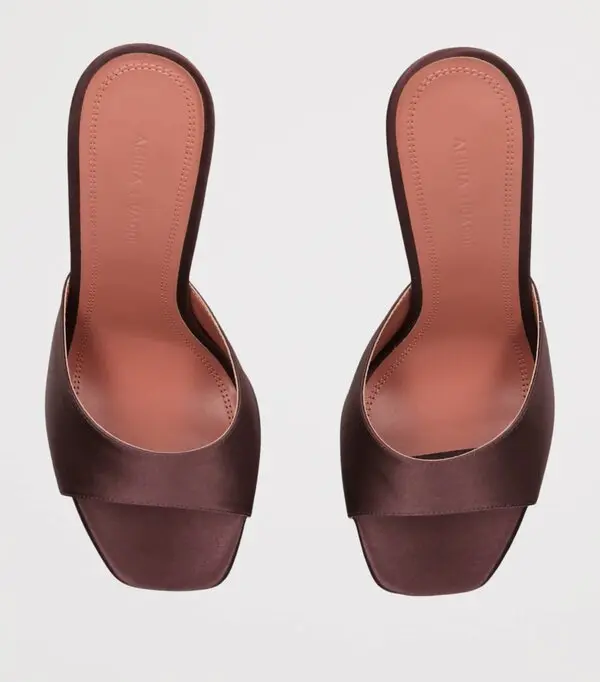 Amina Muaddi Satin Dalida Mules 140
