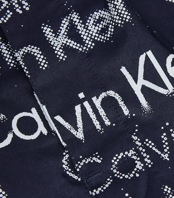 Calvin Klein Cotton Poplin Logo Pyjama Shorts