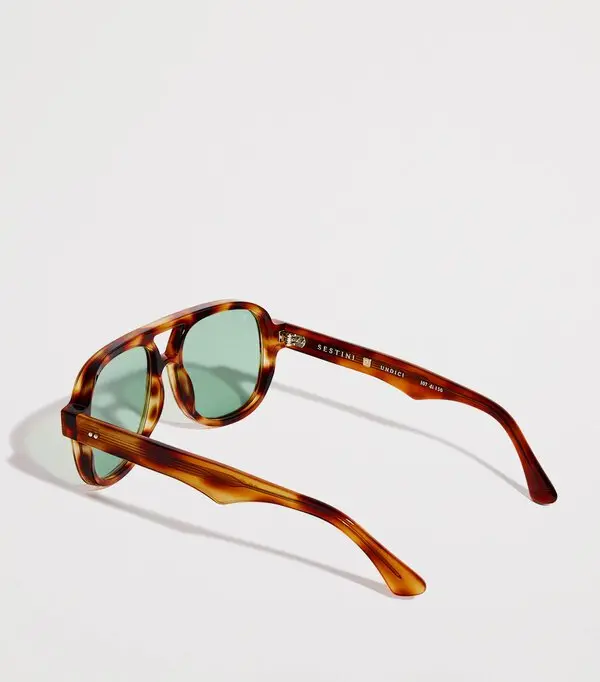 SESTINI Leopard Undici Sunglasses