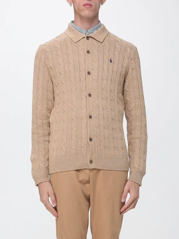 Polo Ralph Lauren Logo Embroidered Buttoned Cardigan