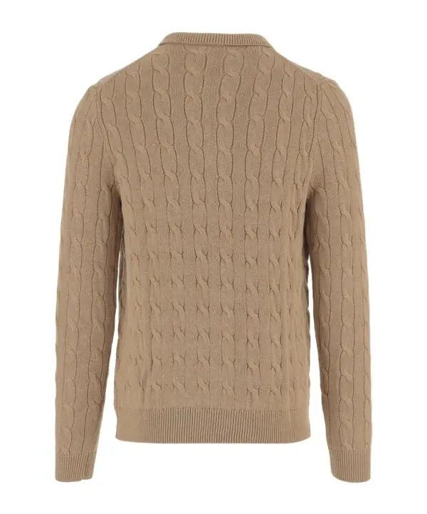 Polo Ralph Lauren Logo Embroidered Buttoned Cardigan