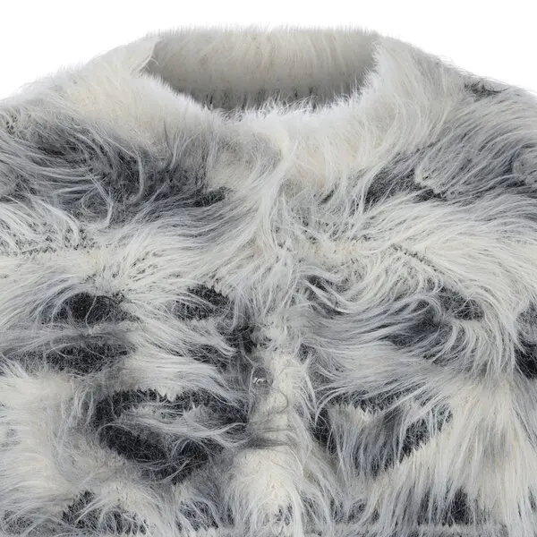 MAISON MARGIELA Brushed Argyle Long Cardigan