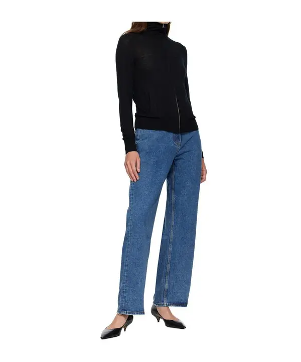 COOR Loose-fitting Washed Jeans