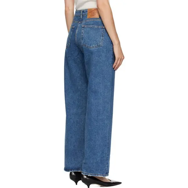 COOR Loose-fitting Washed Jeans