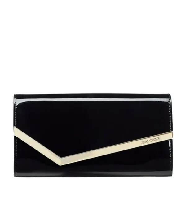 JIMMY CHOO Emmie Clutch - Black
