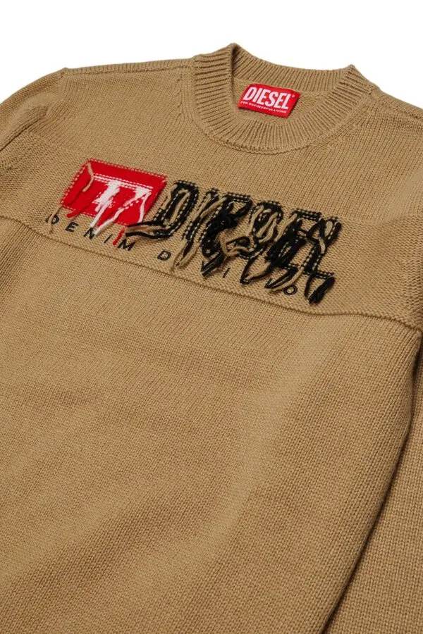 DIESEL® Logo-embroidered Sweater