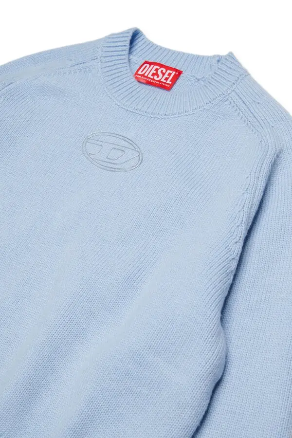 DIESEL® Oval D-embroidered Sweater