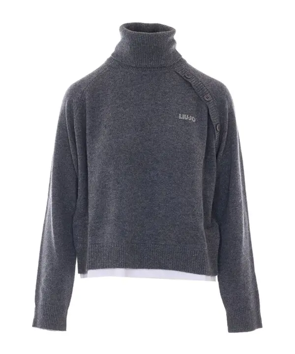 Liu Jo Long-sleeve Knit Top - Black