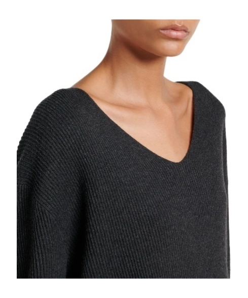 THE ROW Cotton And Cashmere V-neck Sweater