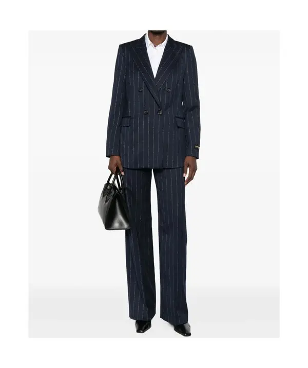 ERMANNO FIRENZE Pinstriped Casual Trousers